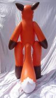 China Customized PVC giant inflatable fox cartoon for sales for sale