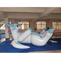 China Custom Inflatable Laying White Dragon Crystal 3-6m PVC Advertising Model for sale