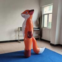 China Custom Inflatable Fox Toy 6ft Tall PVC Sexy Fox Animal for Party Promotion for sale