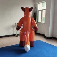 China Custom Inflatable Fox Toy 6ft Tall PVC Sexy Fox Animal for Party Promotion for sale
