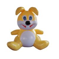 China Hot sale quality pvc inflatable yellow rabbit decorative for easter rabbit for sale
