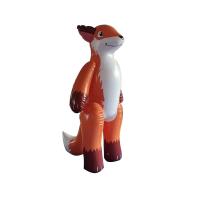 China Custom 6ft Inflatable Cartoon Fox PVC Advertising Mascot 0.4mm for sale