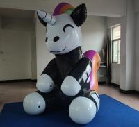 China Custom Inflatable Skeleton Unicorn 2.5m 4m Outdoor Decoration PVC Advertising for sale