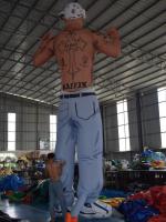 China Custom Giant Inflatable Cartoon Hip Hop Man 6m High for Advertising Events for sale