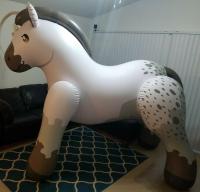 China Customized PVC Inflatable Giant Horse Model 2m for Zoo Decoration Advertising for sale