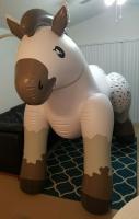 China Customized PVC Inflatable Giant Horse Model 2m for Zoo Decoration Advertising for sale