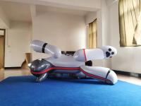 China Outdoor Advertising PVC Inflatable Gray Wolf Model 2.5m Custom Cartoon Animal for sale