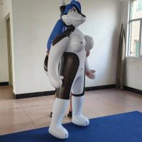 China Custom PVC Inflatable Wolf Girl Sex Toy for Men 2m Height with SPH for sale