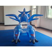 China 3m Long Advertising Inflatable Transparent Wind Dragon Custom PVC 0.4mm for sale