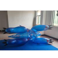 China 3m Long Advertising Inflatable Transparent Wind Dragon Custom PVC 0.4mm for sale