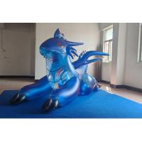 China 3m Long Advertising Inflatable Transparent Wind Dragon Custom PVC 0.4mm for sale