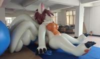 China BeiLe PVC Inflatable Squeak Doll with Big Boobs 2-4.5M Custom Size for Party Promotion for sale