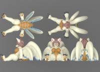 China BeiLe PVC Inflatable Squeak Doll with Big Boobs 2-4.5M Custom Size for Party Promotion for sale