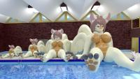 China BeiLe PVC Inflatable Squeak Doll with Big Boobs 2-4.5M Custom Size for Party Promotion for sale