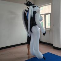 China Beile Custom Inflatable Dragon PVC Cartoon Toy 2mH for Party Promotion for sale