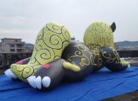 China BeiLe Customized PVC Inflatable Guardian Lion 3m 7m with Squeak Sound for Party Promotion for sale