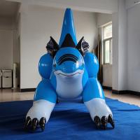 China Beile Factory Customize Blue PVC Inflatable Dragon for Sale for sale