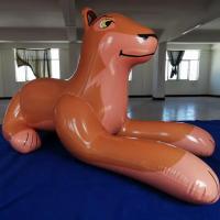 China Beile 2.5m Inflatable Leopard for Outdoor Advertising Decoration Custom PVC for sale