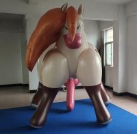 China Custom Inflatable Horse 2m High PVC Animal Toy for Party Promotion Exhibition for sale