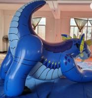 China Beile Customized PVC Inflatable Panza Blue Kaiju Dragon for sale