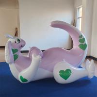 China Custom Giant Inflatable Sexy Purple Dragon 2.2M Long PVC for Party Promotion for sale