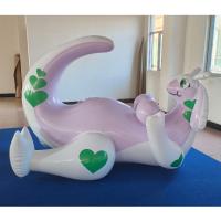 China Custom Giant Inflatable Sexy Purple Dragon 2.2M Long PVC for Party Promotion for sale