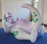 China Customizable Light Purple PVC Inflatable Dragon 2.2m for Party Promotion for sale