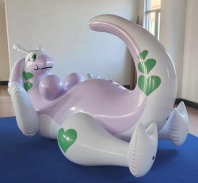 China Customizable Light Purple PVC Inflatable Dragon 2.2m for Party Promotion for sale