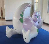 China Customizable Light Purple PVC Inflatable Dragon 2.2m for Party Promotion for sale