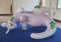 China Customizable Light Purple PVC Inflatable Dragon 2.2m for Party Promotion for sale