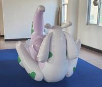 China Customizable Light Purple PVC Inflatable Dragon 2.2m for Party Promotion for sale