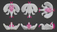 China BeiLe Custom PVC Inflatable Lugia Squeak Toy 3-6M for Party Promotion for sale