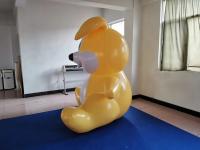 China Beile Custom Giant PVC Inflatable Yellow Rabbit For Promotion Advertising for sale