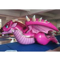 China BeiLe Custom 0.4mm PVC Inflatable Pink Wyvern Squeak Toy 3m to 5.5m for sale