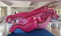 China BeiLe Custom 0.4mm PVC Inflatable Pink Wyvern Squeak Toy 3m to 5.5m for sale