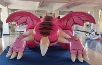 China BeiLe Custom 0.4mm PVC Inflatable Pink Wyvern Squeak Toy 3m to 5.5m for sale