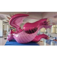 China Custom 3-5.5m Inflatable Pink Wyvern Squeak Toy 0.4mm PVC for Party Promotion for sale