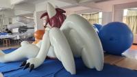China Custom PVC Inflatable Dragon Girl Sex Toy 2-4.5mH for Party Promotion for sale