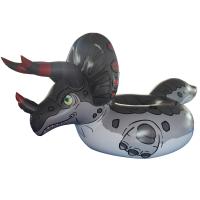 China BeiLe Inflatable Squeak Triceratops Giga Tube 3m 4m Custom PVC Dinosaur Toy for sale