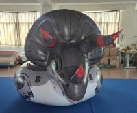 China BeiLe Inflatable Squeak Triceratops Giga Tube 3m 4m Custom PVC Dinosaur Toy for sale