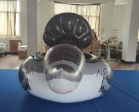 China BeiLe Inflatable Squeak Triceratops Giga Tube 3m 4m Custom PVC Dinosaur Toy for sale