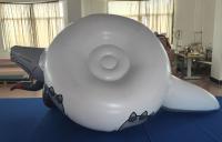 China Custom PVC Inflatable Squeak Triceratops Tube 4m Long for Outdoor Promotion Party for sale