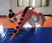 China BeiLe custom New design pvc Inflatable squeak fire dragon for sales for sale