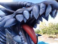 China Beile New designed 9m giant inflatable steel dragons/inflatable advertising model for sale