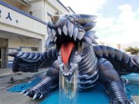China Beile New designed 9m giant inflatable steel dragons/inflatable advertising model for sale
