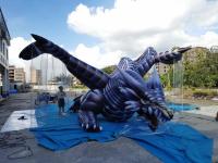 China Beile New designed 9m giant inflatable steel dragons/inflatable advertising model for sale