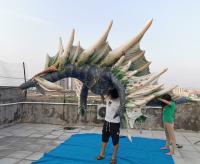 China BeiLe custom soft pvc Inflatable Mistlong squeak dragon for sales for sale