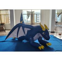 China Custom Inflatable Laying Dragon 2M Tall PVC Party Decoration with 3 Year Warranty for sale