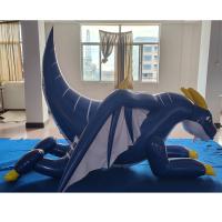 China Custom Inflatable Laying Dragon 2M Tall PVC Party Decoration with 3 Year Warranty for sale