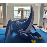 China Custom Inflatable Laying Dragon 2M Tall PVC Party Decoration with 3 Year Warranty for sale
